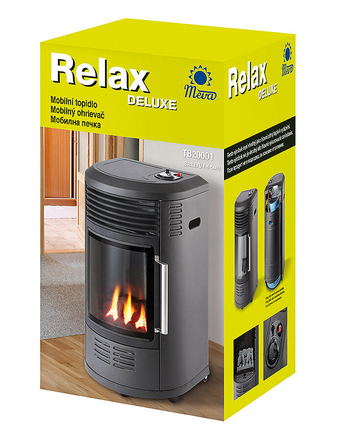 Doprava zdarma MEVA MEVA - plynová kamna RELAX DELUXE 3,4kW + regulátor ...